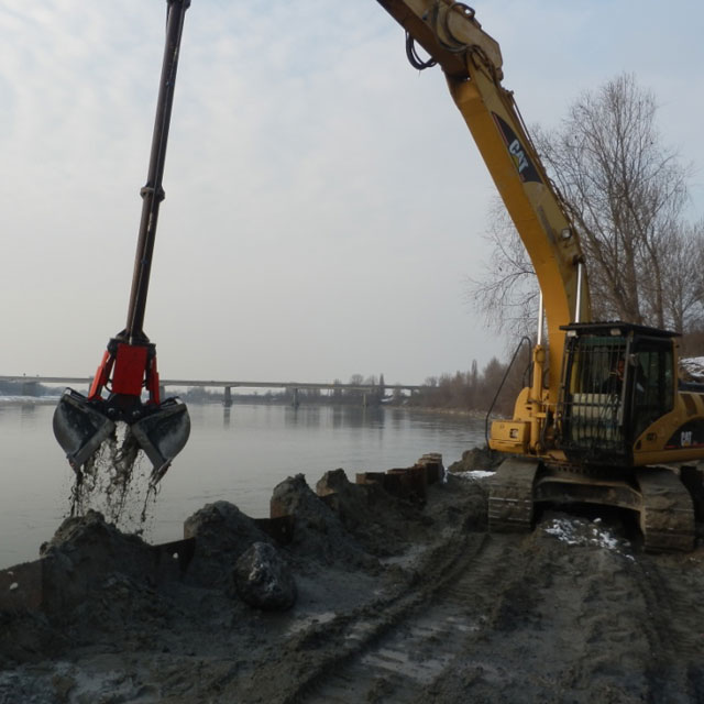 Benne bivalve per scavo e movimentazione serie BMS